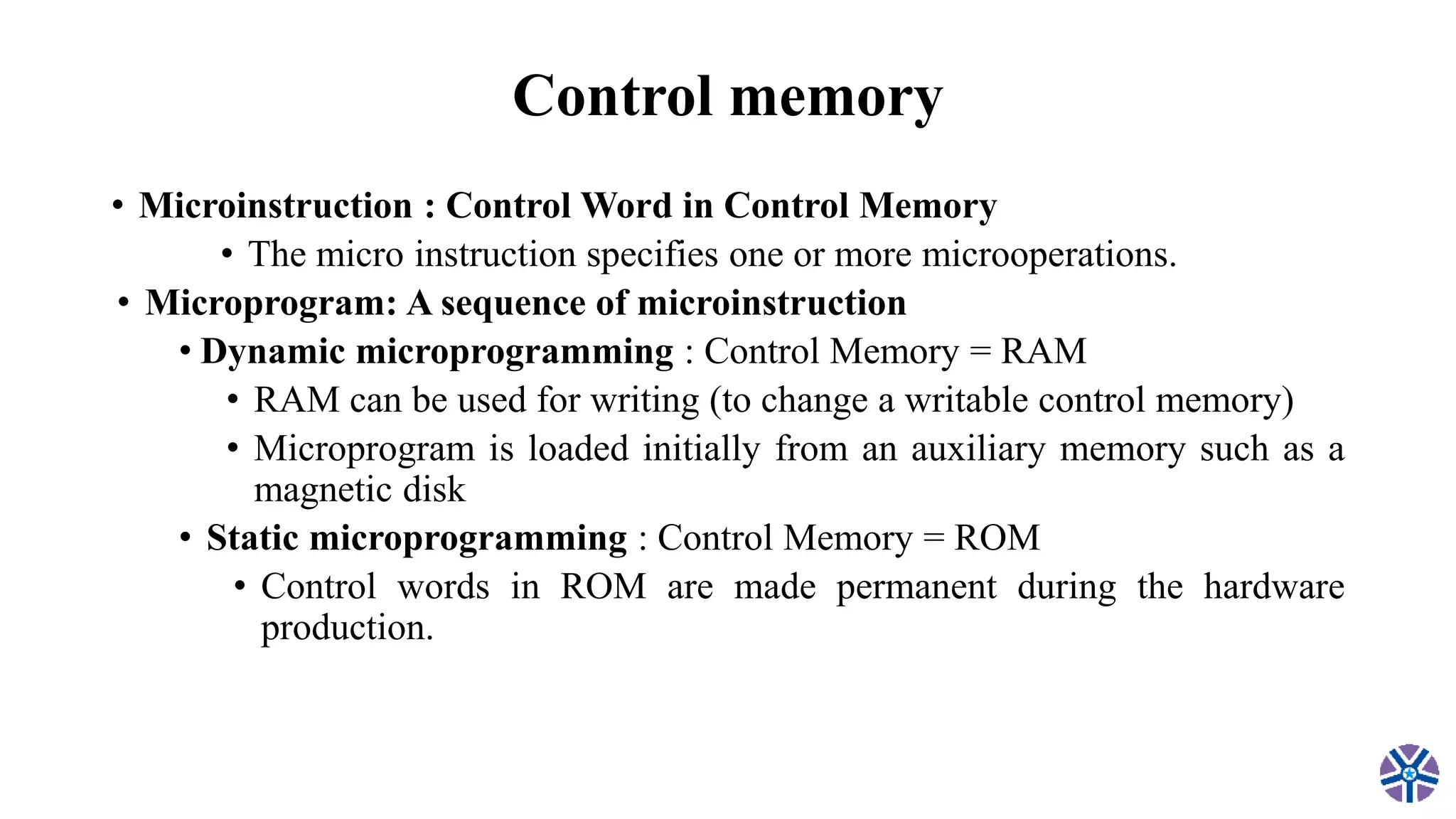 CS304PC:Computer Organization and Architecture Session 7 Microprogrammed control.pptx