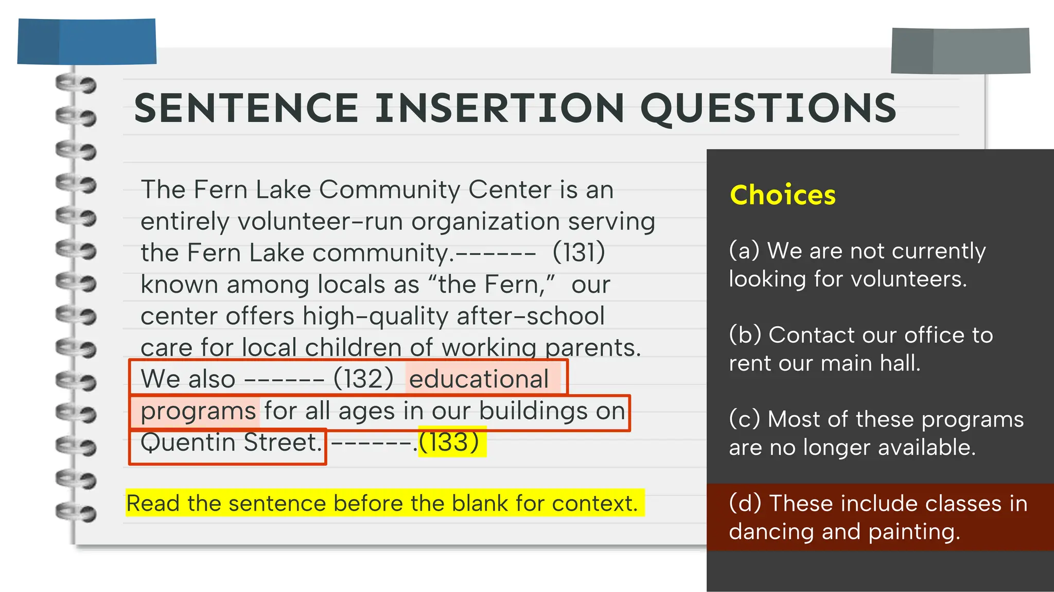 TOEIC Part 6 Discussion | PPTX