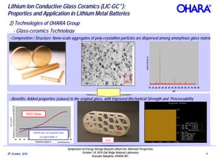 Lithium Ion Conductive Glass Ceramics | PDF