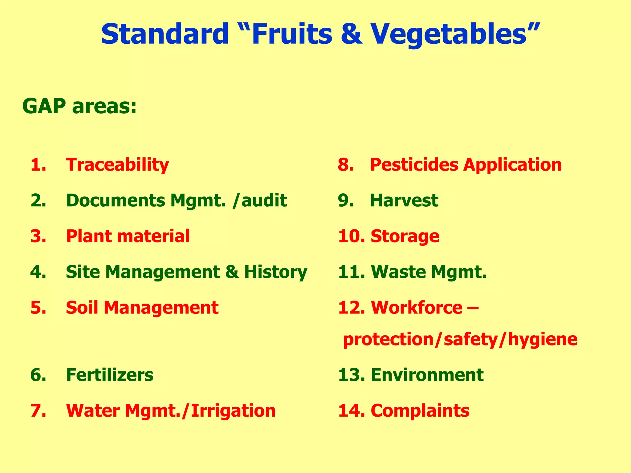 Globalgap And Certification for Agribusiness | PPTX