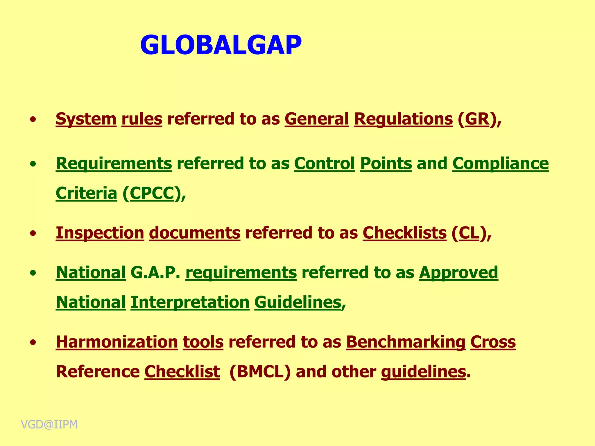 Globalgap And Certification for Agribusiness | PPTX