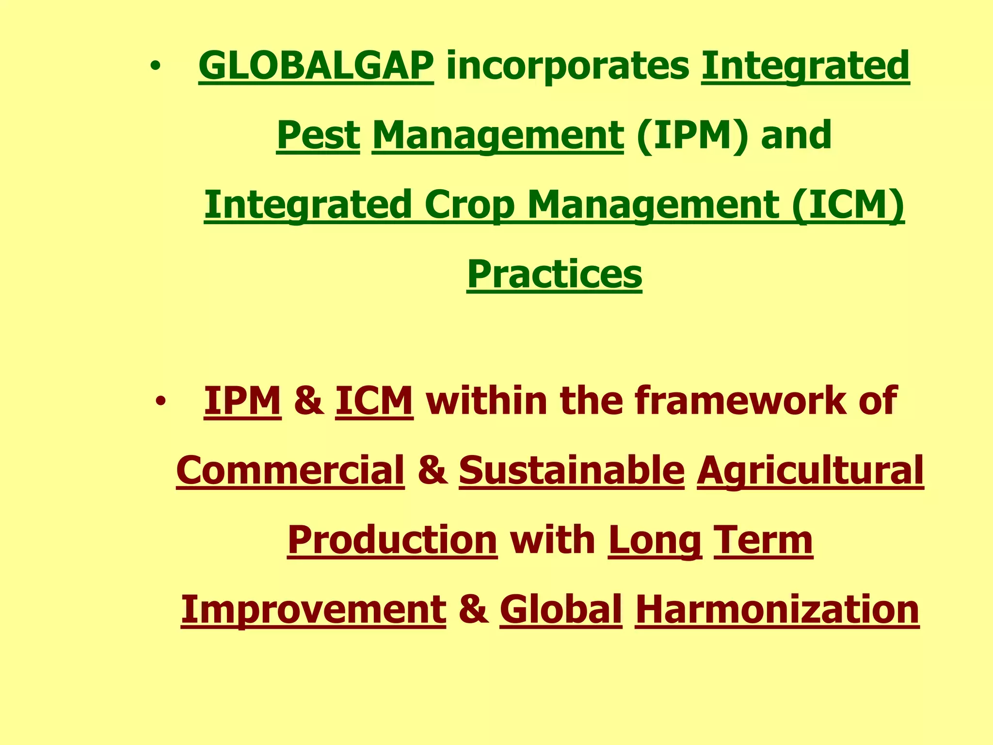 Globalgap And Certification for Agribusiness | PPTX