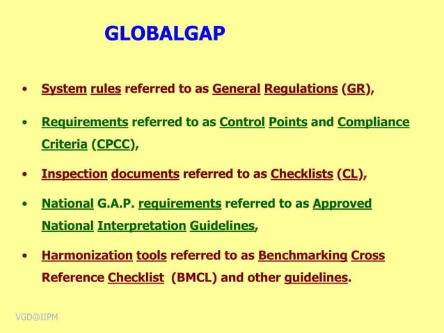 Globalgap And Certification for Agribusiness | PPTX | Agriculture ...