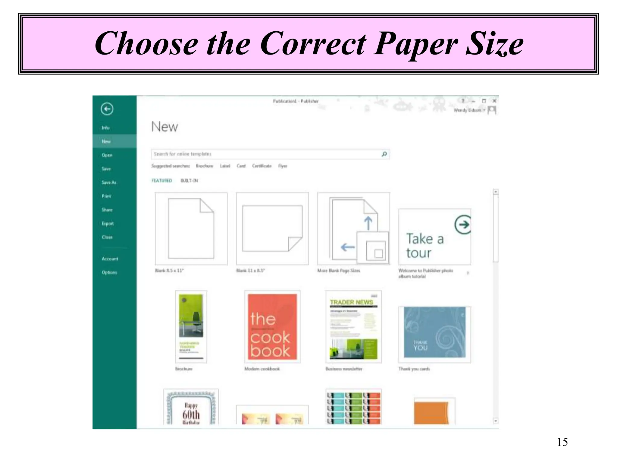 SESSION on Microsoft Publisher applications | PPT
