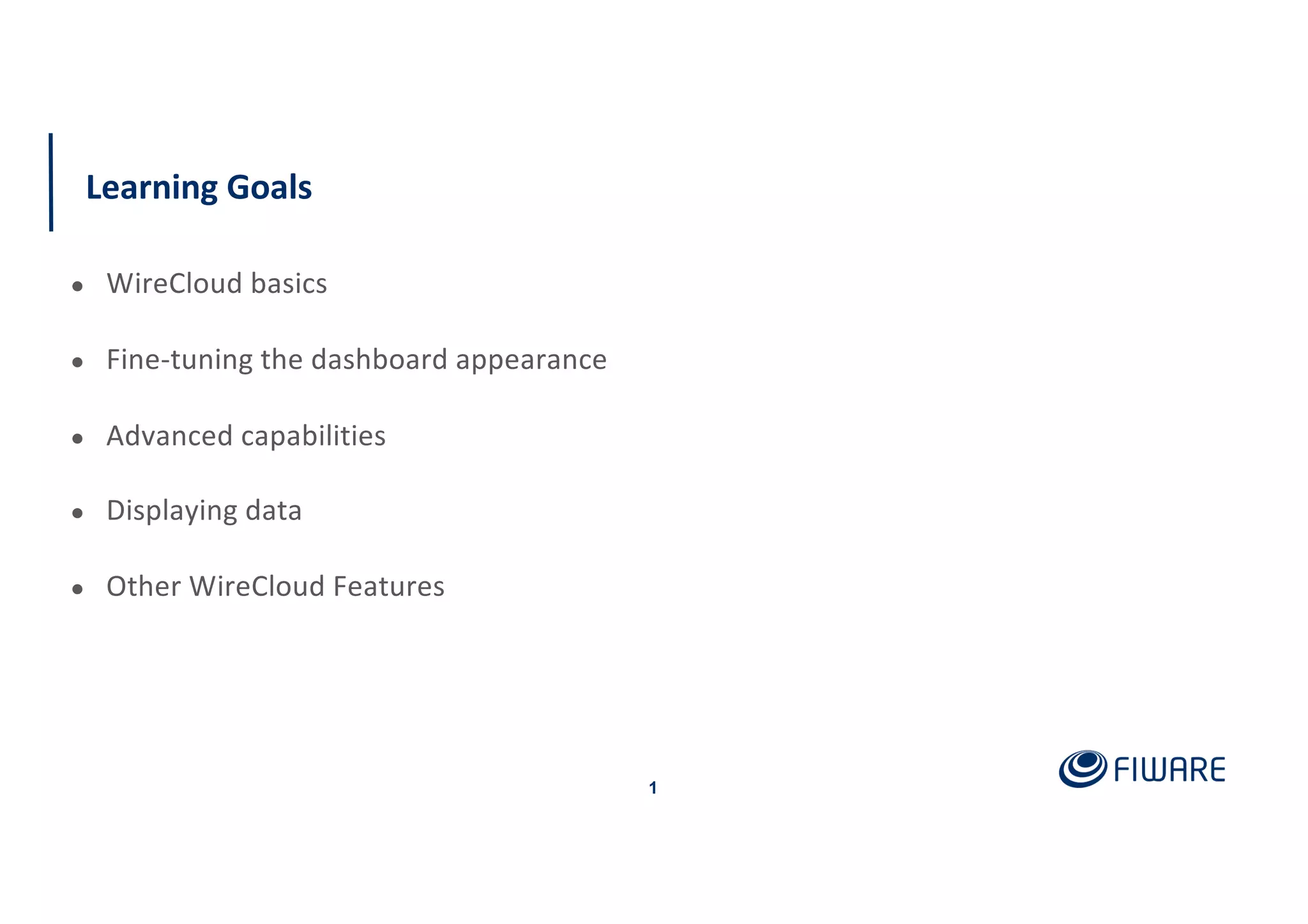 Operational Dashboards with FIWARE WireCloud | PPT