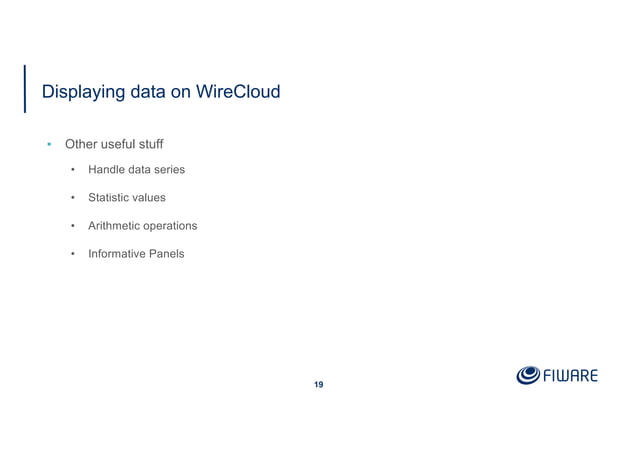 Operational Dashboards with FIWARE WireCloud | PPT