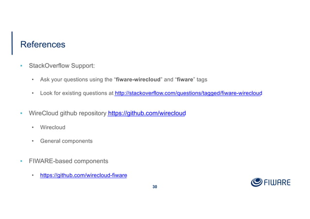 Operational Dashboards with FIWARE WireCloud | PPT