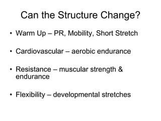 Session 8 structure of a gym session | PPT