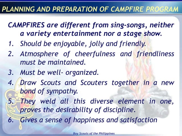 Session 8 - Troop Campfire.pptx | Musicals | Genres