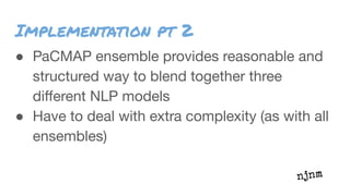 Data Con LA 2022-PaCMAP ensembles for occupational specializations in ...