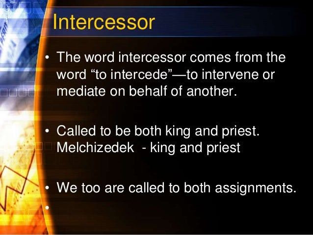 Session 8 Overcoming through Intercessory Prayer ppt