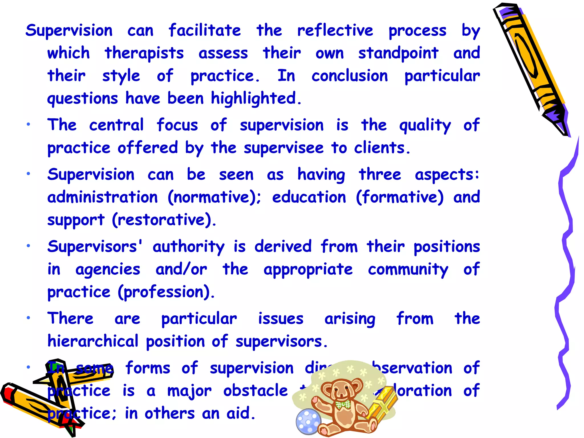 PROFESSIONAL SUPERVISION | PPT