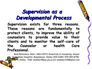 PROFESSIONAL SUPERVISION | PPT