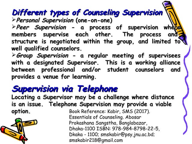 PROFESSIONAL SUPERVISION | PPT