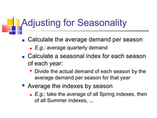demand forecasting | PPT
