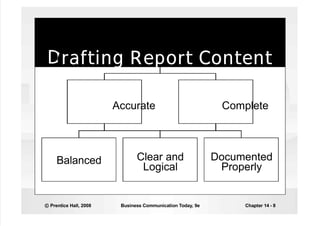 Writing reports and proposals (business etiquette ppt) | PDF