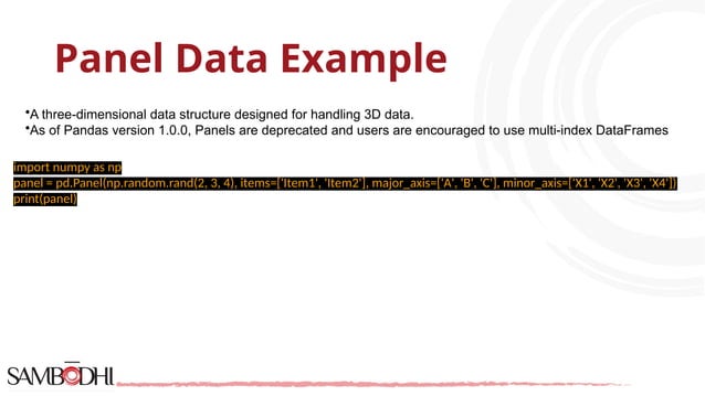 Basic Data Manipulation With Pandas Pandas Pptx Computing Technology And Computing