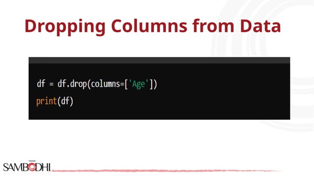 Basic Data Manipulation With Pandas Pandas Pptx Computing Technology And Computing