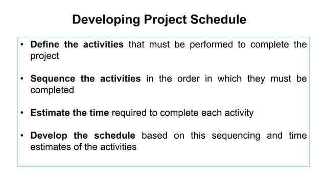 Session 9 - Project scheduling-PERT-CPM-Network diagram.pptx | Computer ...