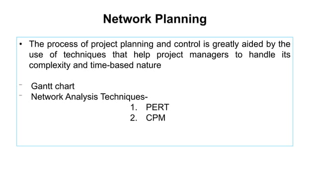 Session 9 - Project scheduling-PERT-CPM-Network diagram.pptx | Computer Software and ...