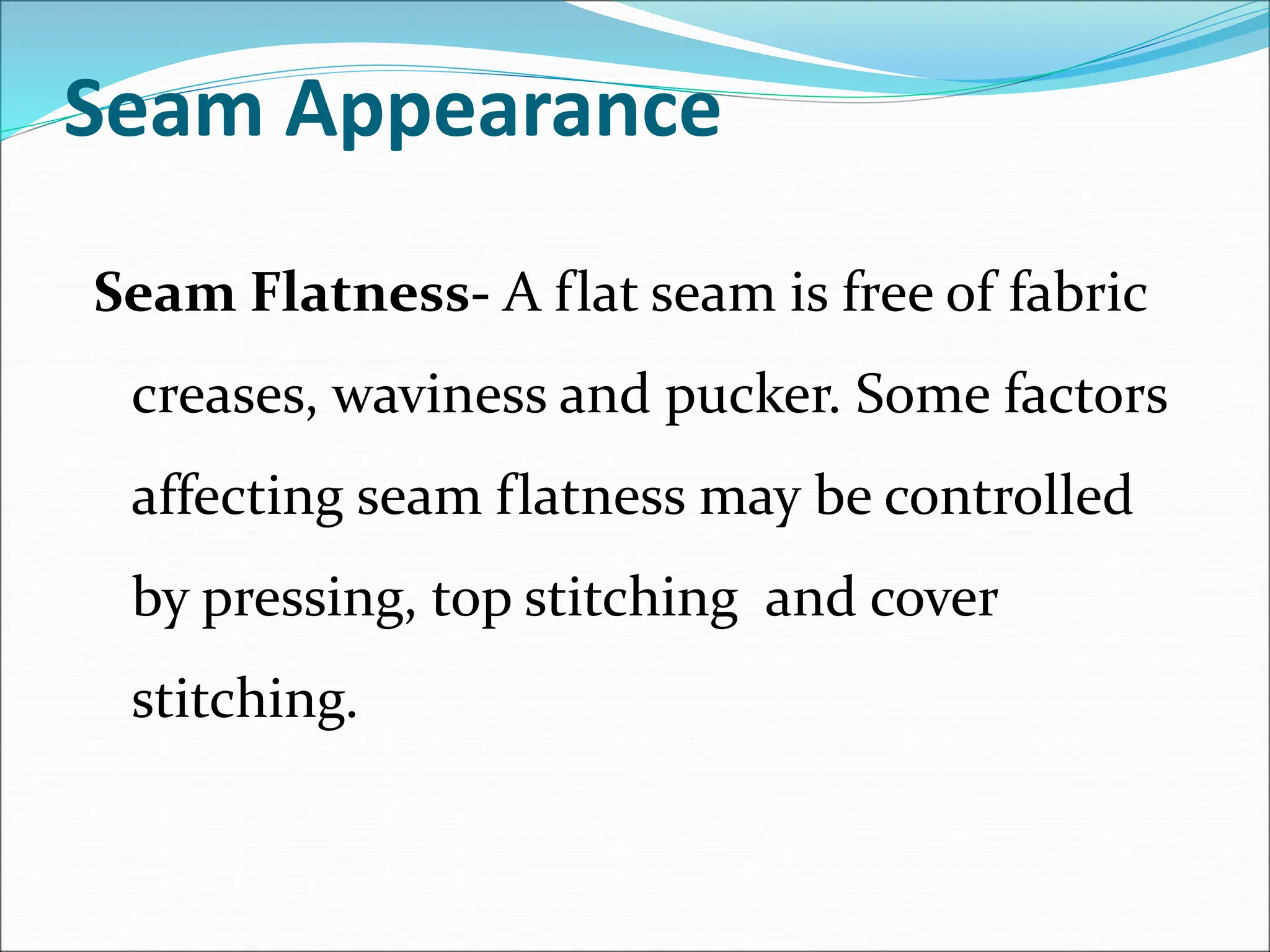 session 9 - garment SEAM CLASSIFICATION.ppt