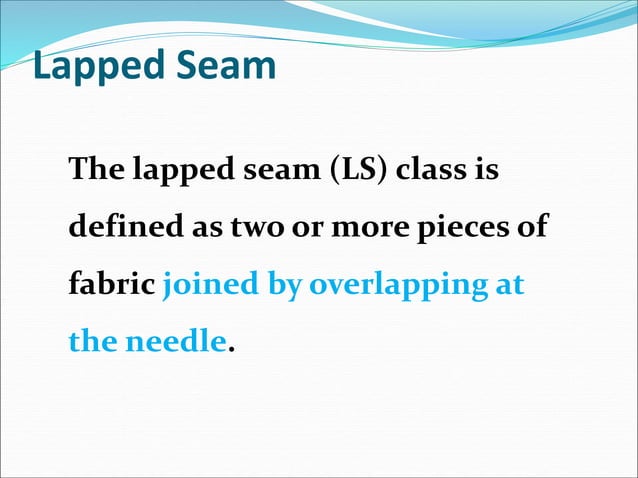 session 9 - garment SEAM CLASSIFICATION.ppt | Women\'s Outerwear ...