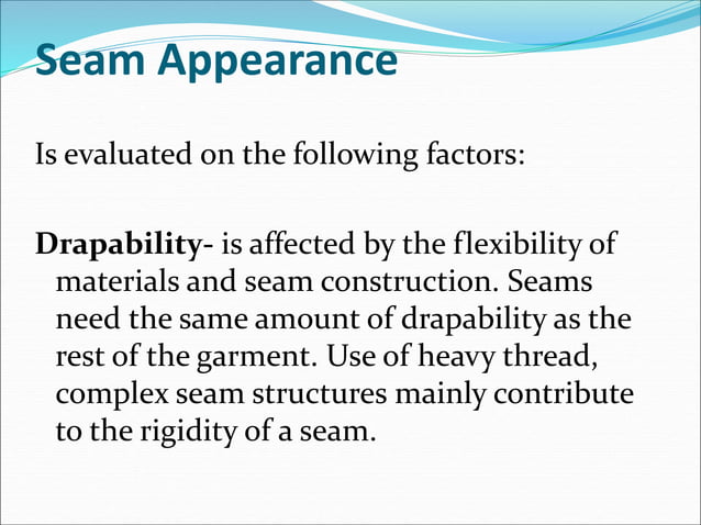 session 9 - garment SEAM CLASSIFICATION.ppt | Women\'s Outerwear ...