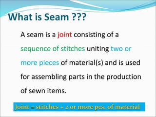 session 9 - garment SEAM CLASSIFICATION.ppt