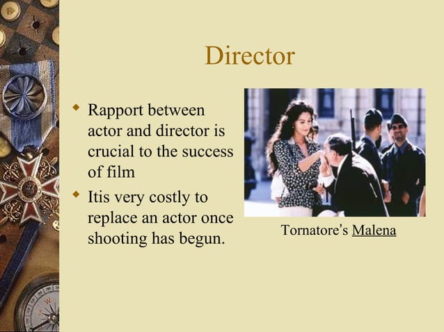 Session 9a acting and directing: Film Appreciation Course | PPT | Movies | Entertainment