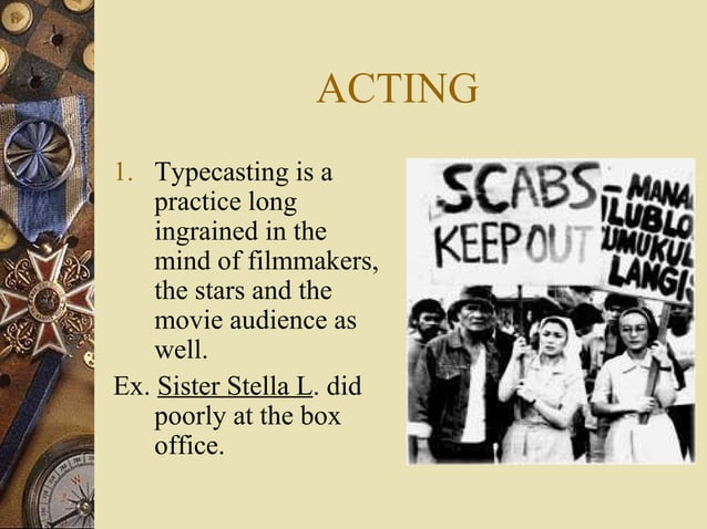 Session 9a acting and directing: Film Appreciation Course | PPT ...