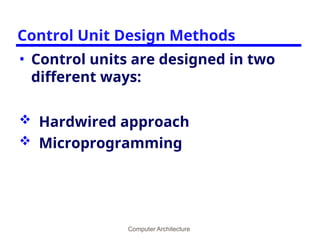 Design of the memory hierarchy computer archiecture | PPT