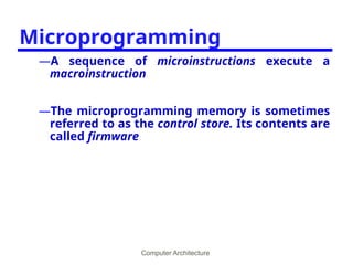 Design of the memory hierarchy computer archiecture | PPT