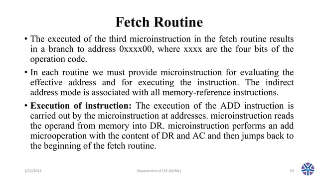Cs304pccomputer Organization And Architecture Session 9 Microprogram