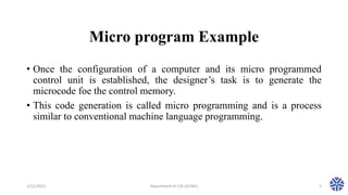CS304PC:Computer Organization and Architecture session 9 microprogram ...