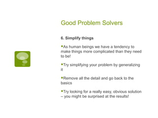 A: Problem Solving Overview | PPTX