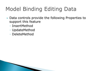 ASP.NET 4.5 webforms | PPTX