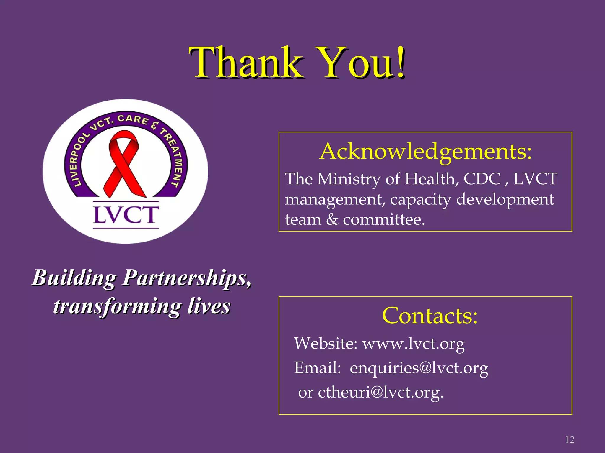 Catherine Theuri - LVCT, Kenya | PPT