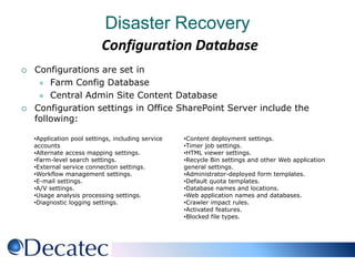 Sharepoint 2007 backup & restore | PPT