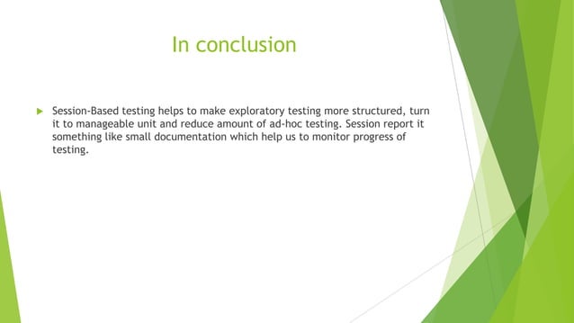 Session based testing method. Short information. | PPT