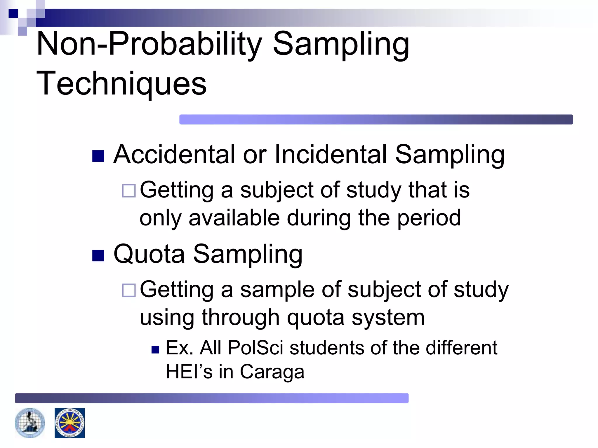 Session basic concepts_in_sampling_and_sampling_techniques | PPTX
