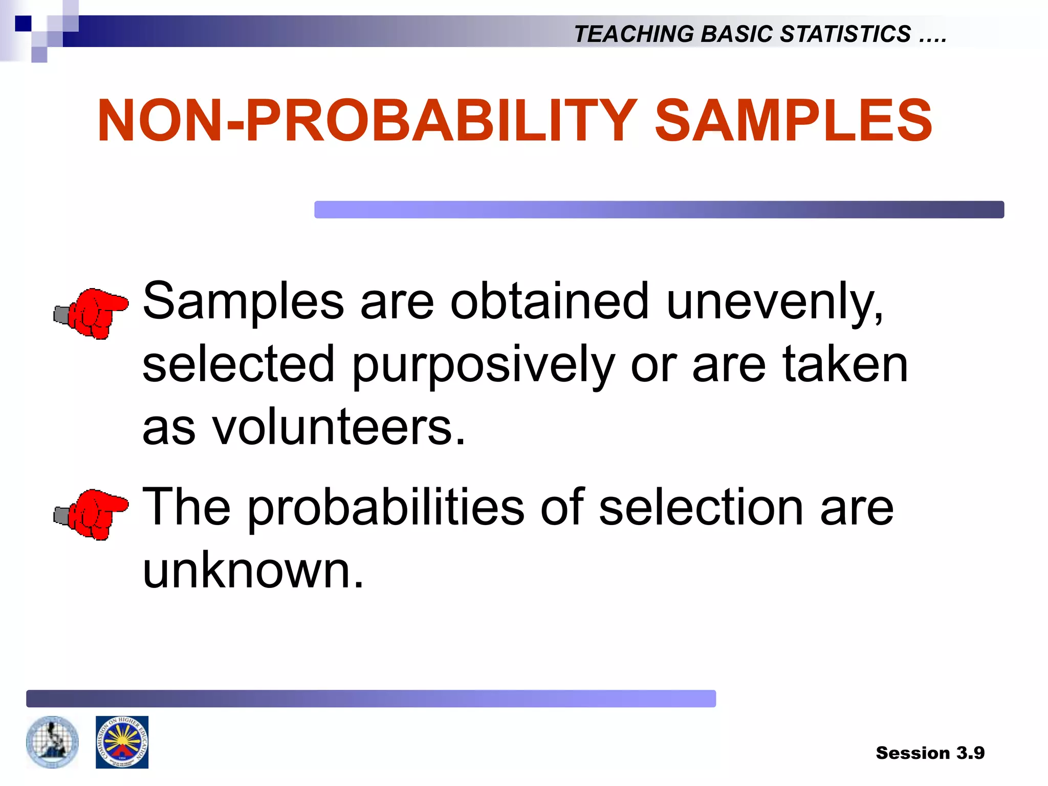 Session basic concepts_in_sampling_and_sampling_techniques | PPTX