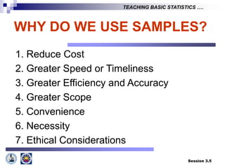 Session basic concepts_in_sampling_and_sampling_techniques | PPTX