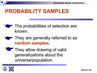 Session basic concepts_in_sampling_and_sampling_techniques | PPTX