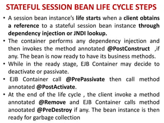 Session bean | PPT