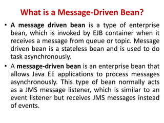 Session bean | PPT