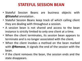 Session bean | PPT