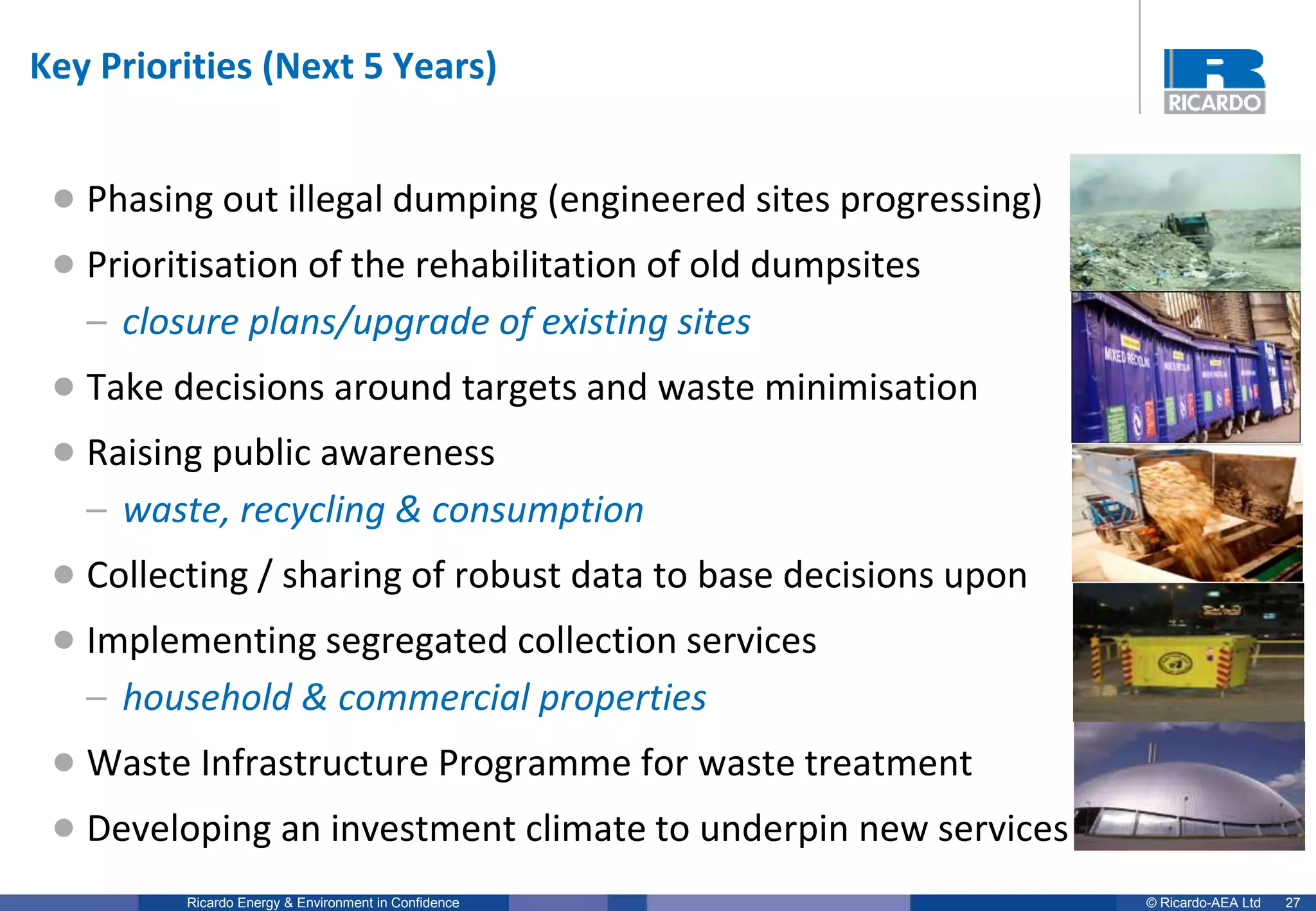 Waste Management Needs and Opportunities in Riyadh: Lessons from the ...