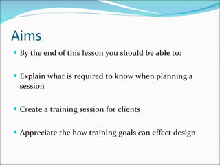 Session Design | PPT