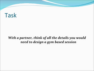 Session Design | PPT