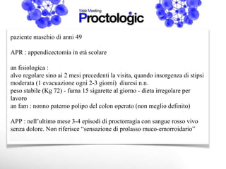 emorroidi pratica | PPTX
